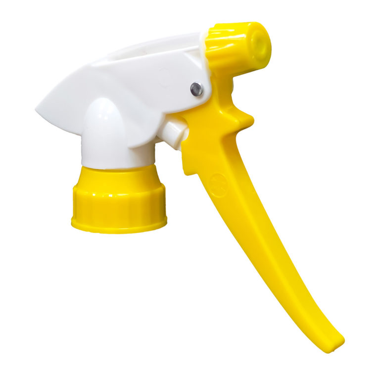 Yellow-White Chemical Resistant Long Trigger Sprayer - EROUND